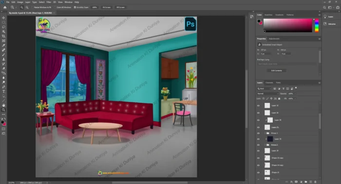 Professional 2D Interior Backgrounds for Cartoon Videos (9 Fully ...