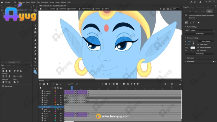 Male & Female Jinn (Genie) – Blue Magical Characters with Floating ...