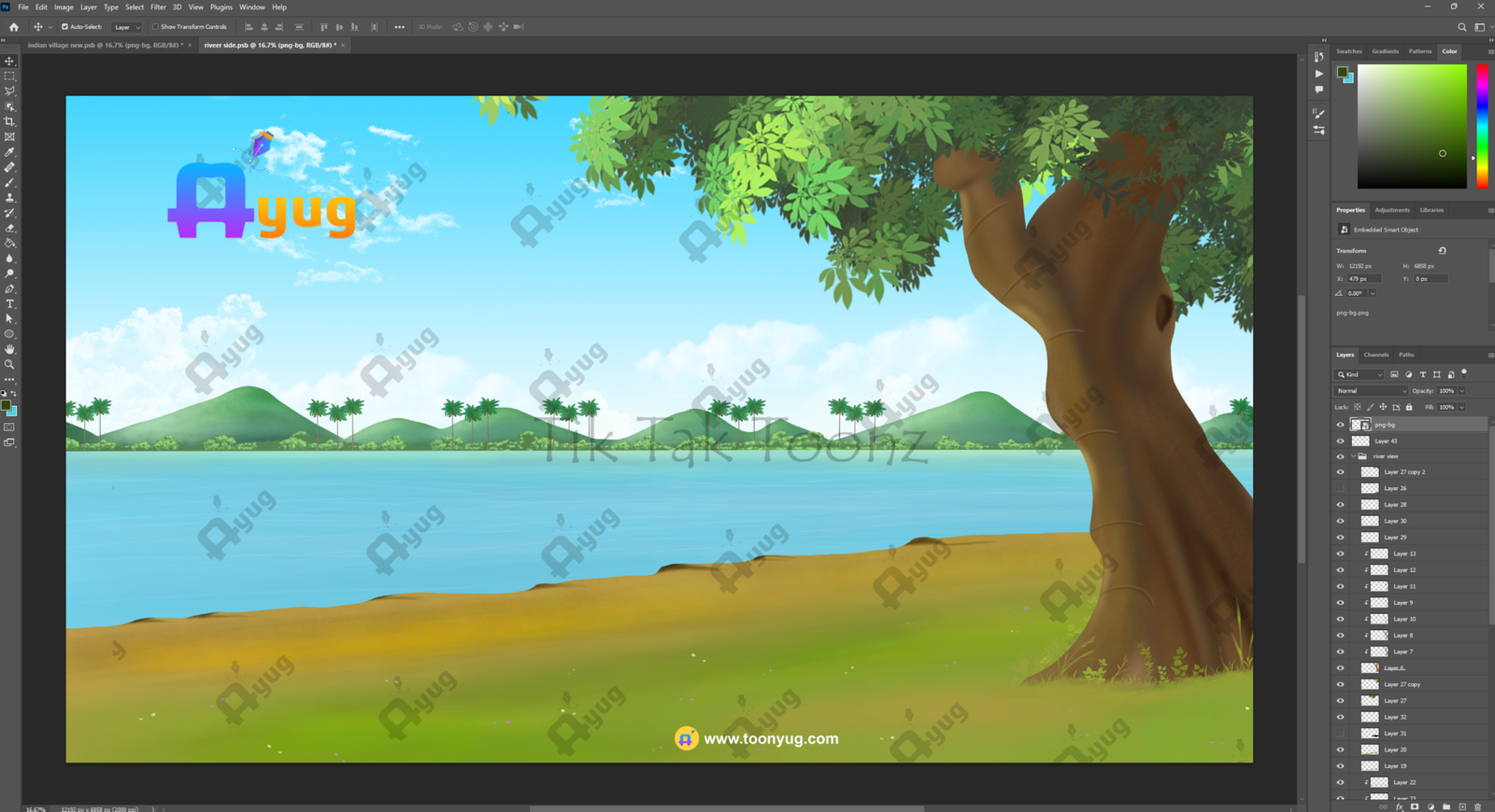 10 Indian Village Moral Story PSD Pack High Quality Background ...