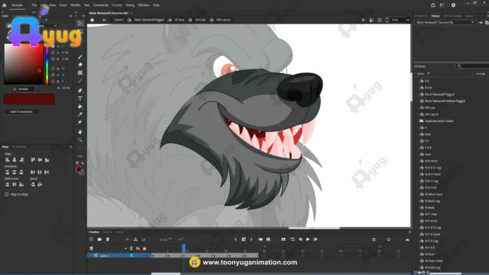 Savage Black Werewolf / Bheriya Rakshas – Fully Rigged for Adobe ...