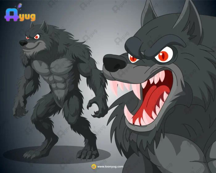 Savage Black Werewolf / Bheriya Rakshas – Fully Rigged for Adobe ...